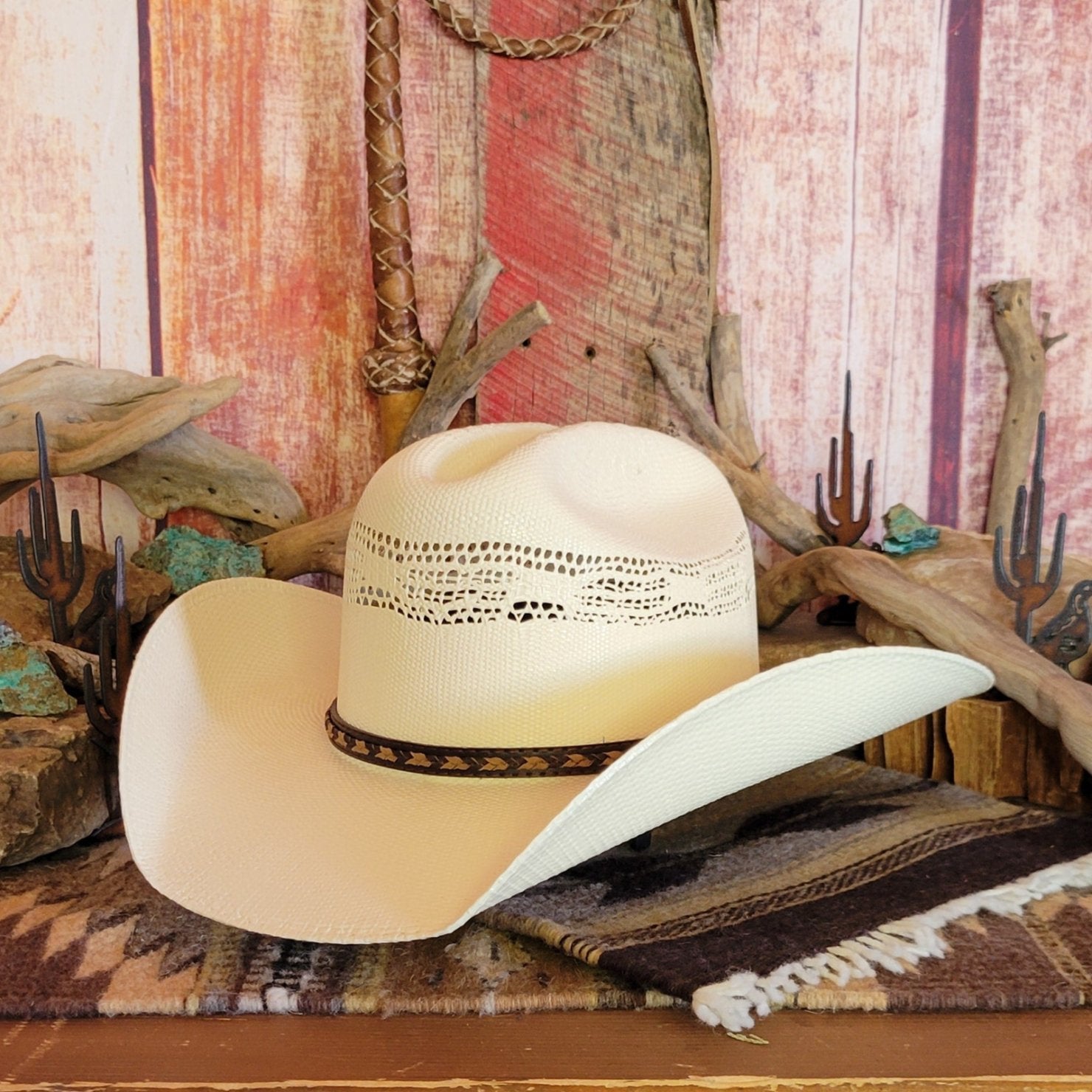 20X Straw Hat "Bryson" by Justin JS1056BYSN – The Branding Iron ...