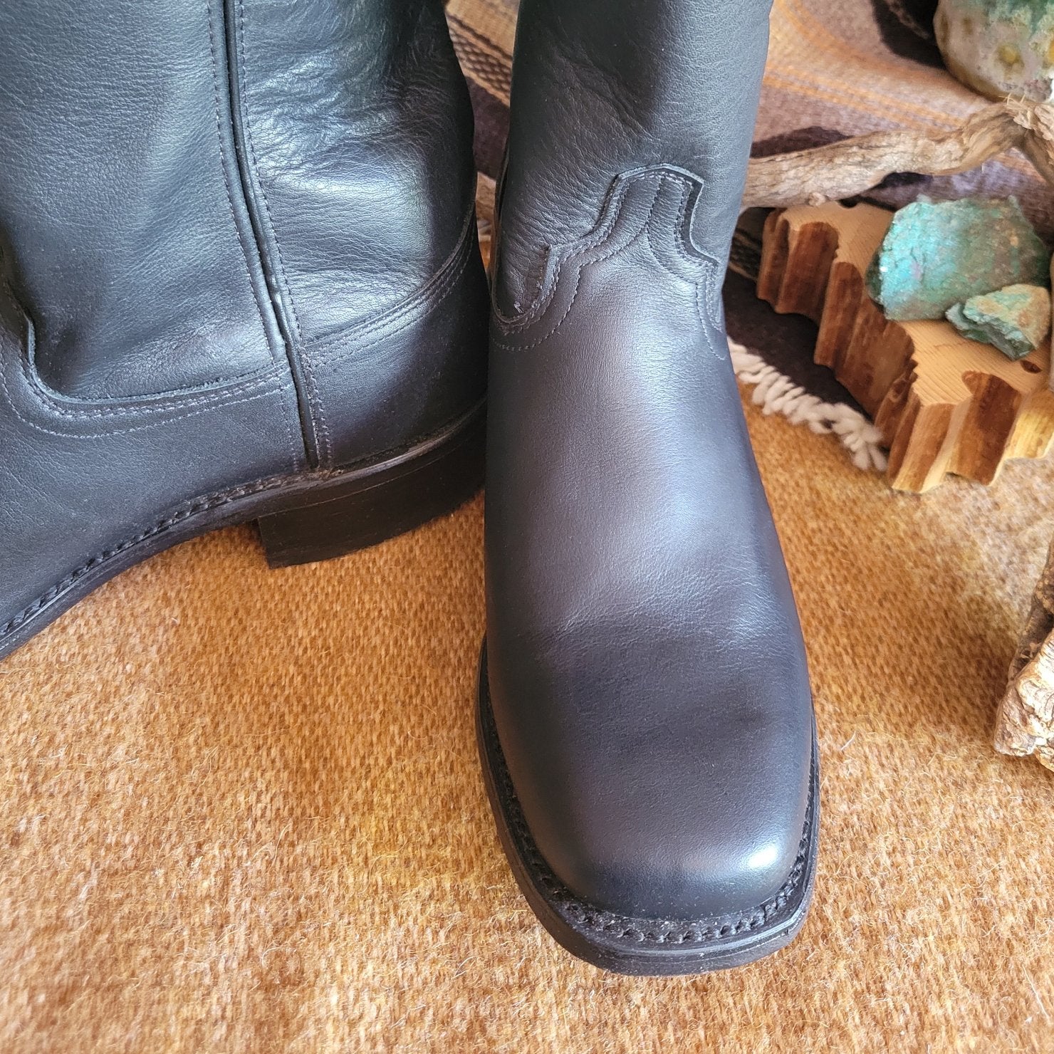 Leather Shooter Boots "Gunfighter" by Abilene Boots 8210 – The Branding ...