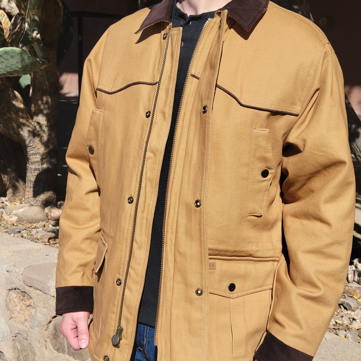 Men's Concealed Carry Cattlemen Jacket by Outback Trading Co. 29757 ...