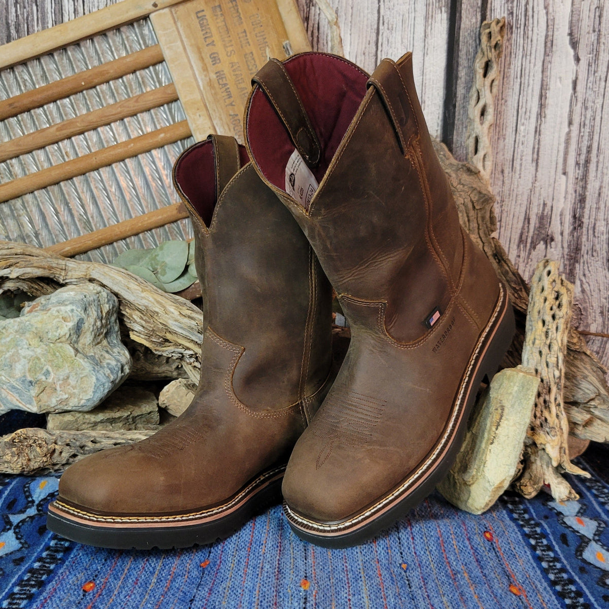 Men's Leather Boot "Billings" by Justin HL4235 – The Branding Iron ...