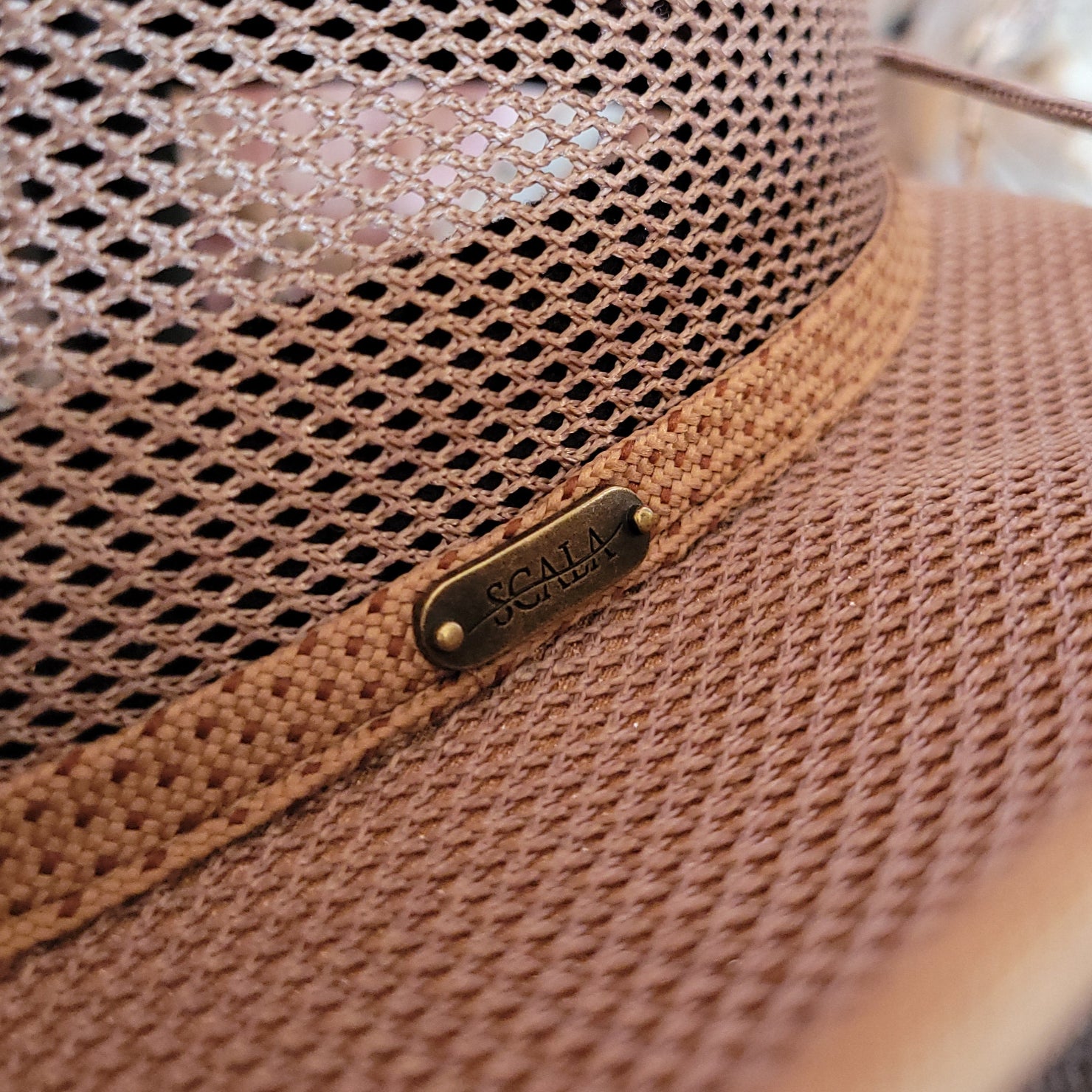 Mesh Covered Nylon Safari Hat the "Grand Canyon" by Scala Sport SC205 ...