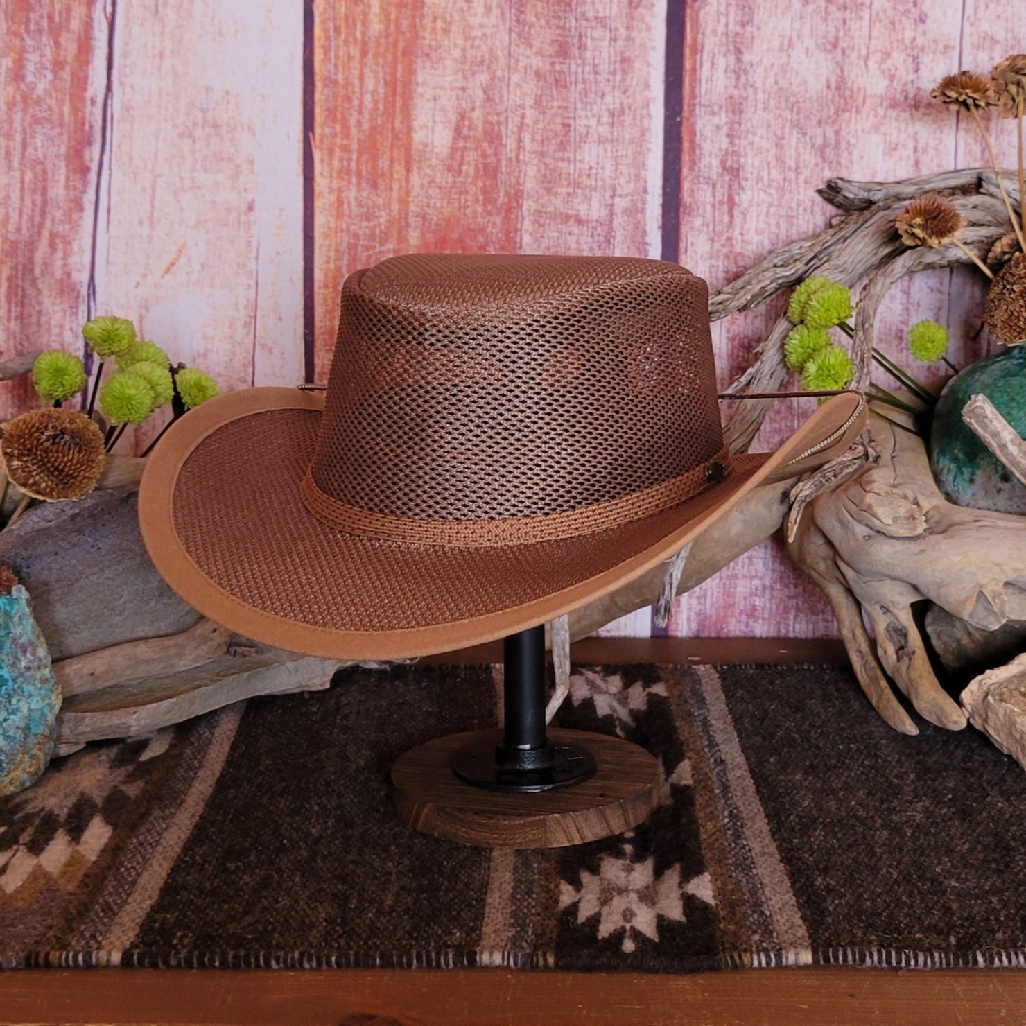 Mesh Covered Nylon Safari Hat "Grand Canyon" by Scala Sport SC205 – The ...