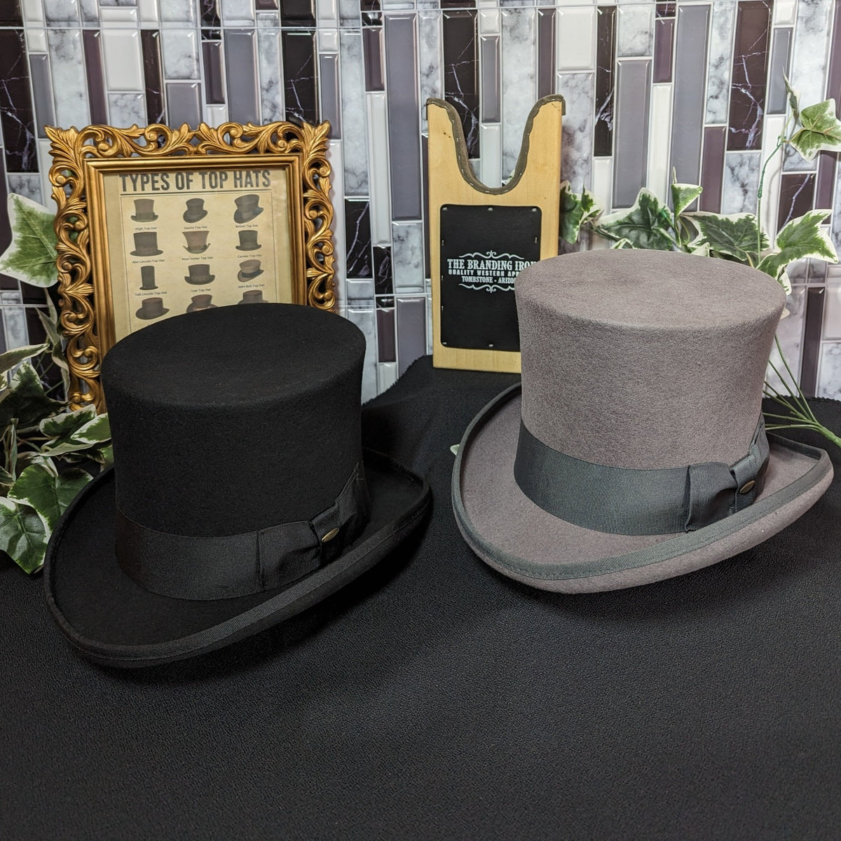 6" Top Hat "Mad Hatter" by Scala WF567 – The Branding Iron-Tombstone, AZ