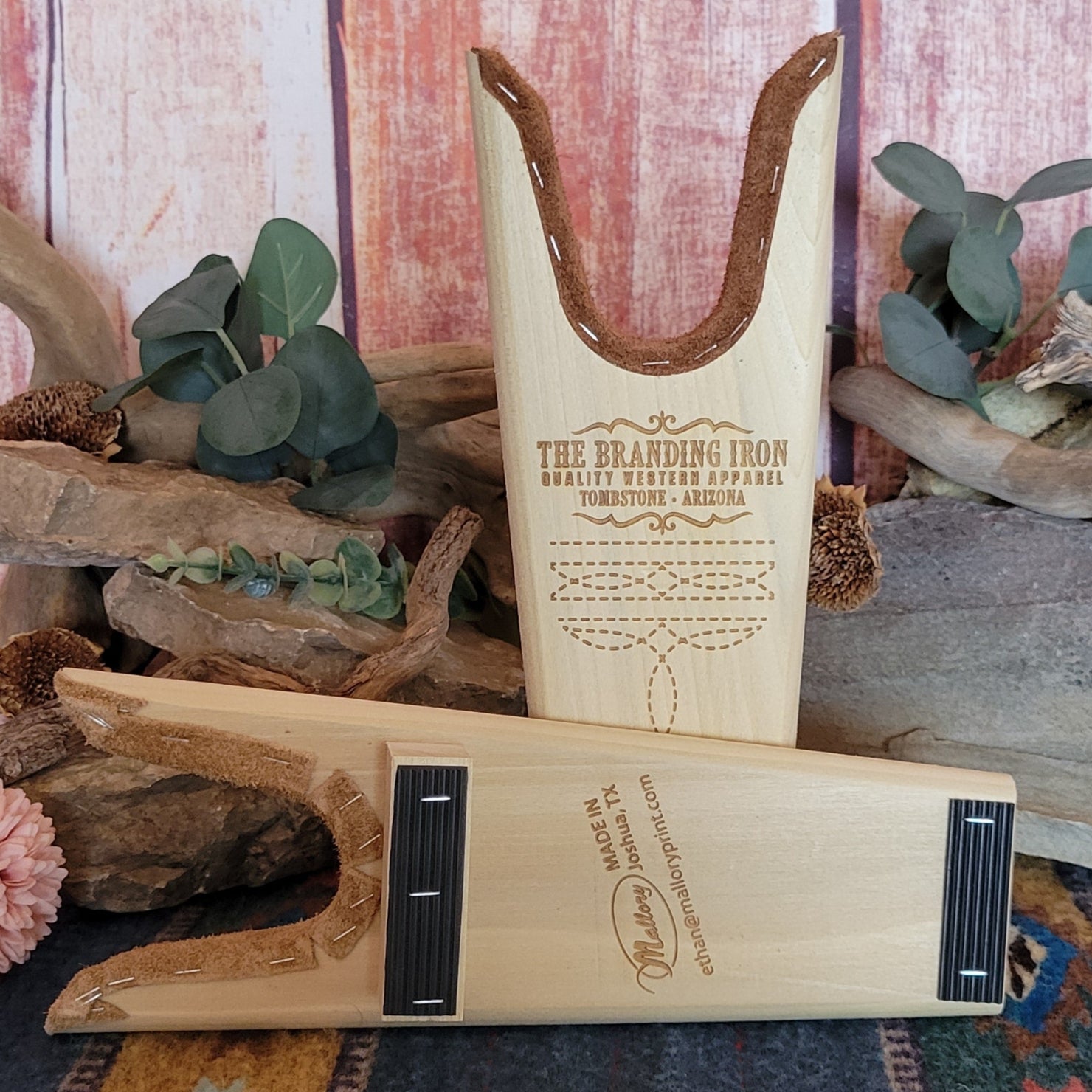 Slim Branding Iron Boot Jack by Mallory Western & Leather Supply MJLB ...