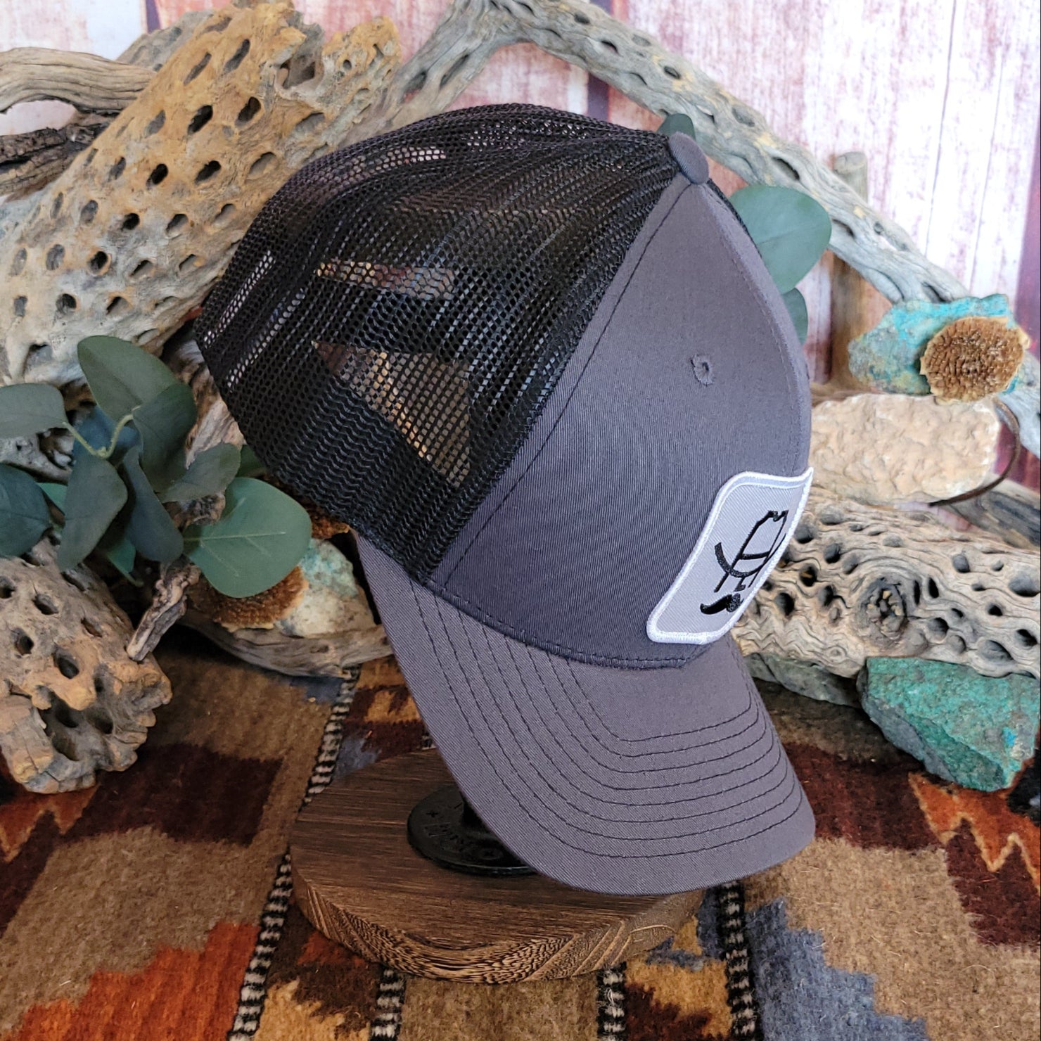 Trucker Cap "Black Hank 3D" by Cowboy Cool H527-533OS – The Branding ...