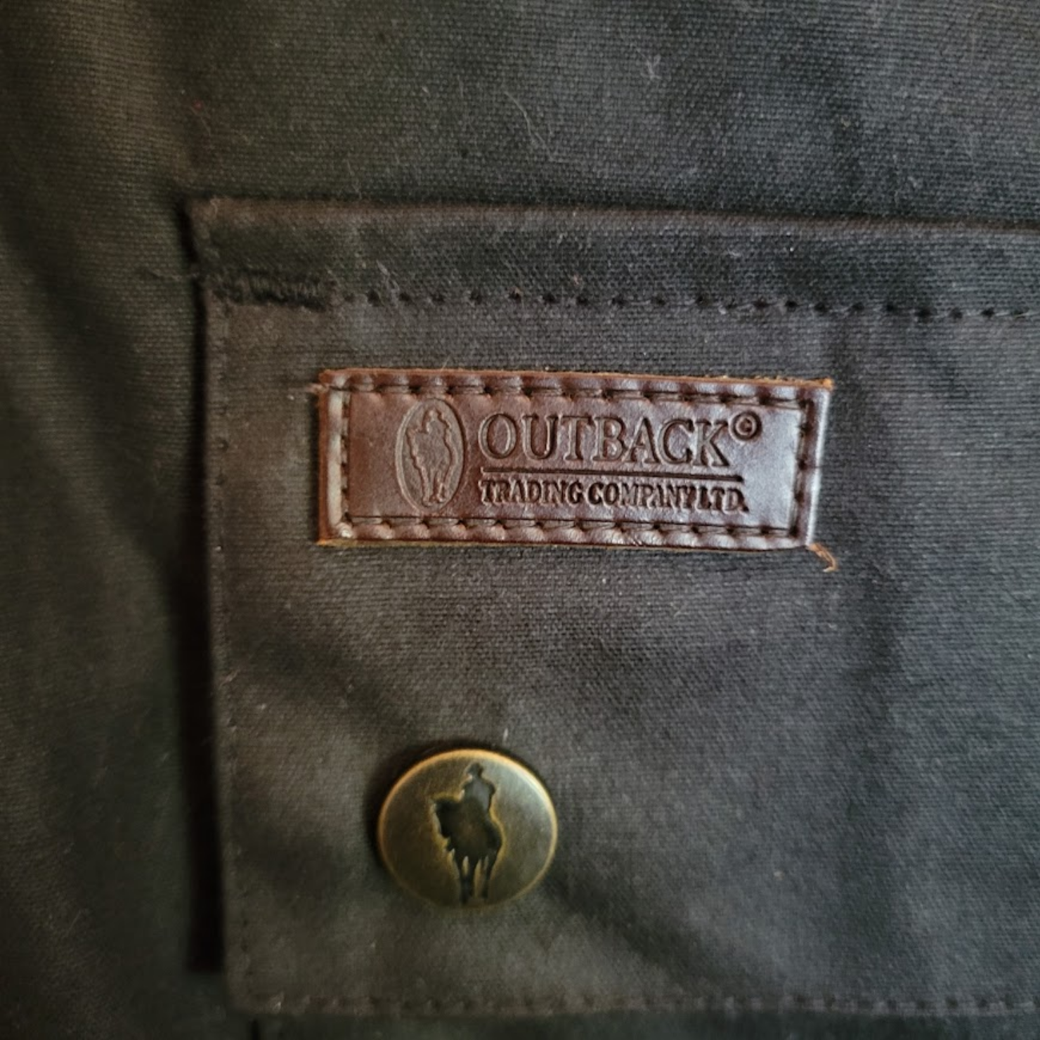 Short Oilskin, "Bush Ranger Jacket" by Outback Trading Co 5008 – The ...